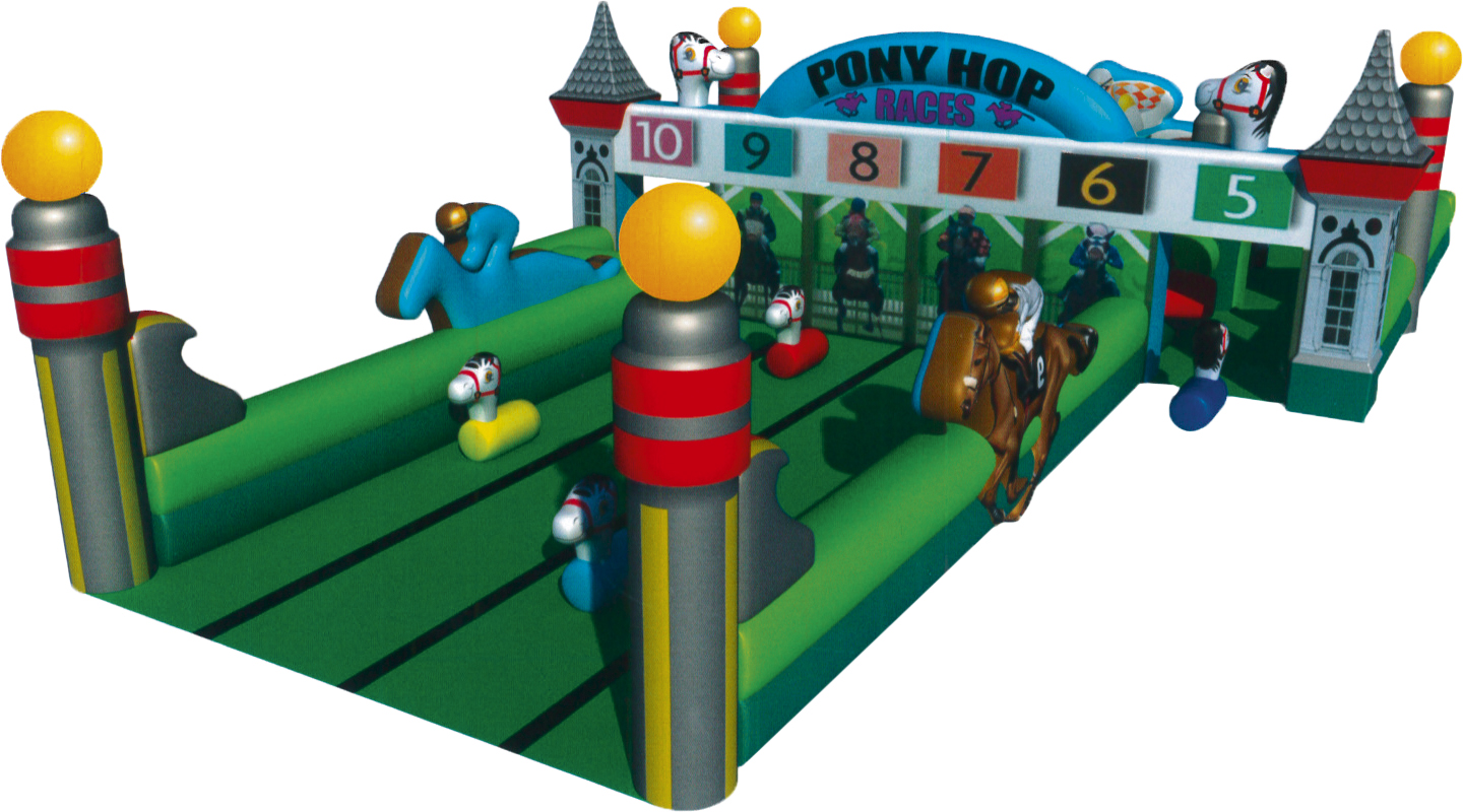 Pony Hop Pferdehüpfbahn Verleih – ERTL Karussell-Land